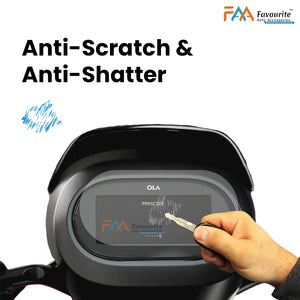 Ola S1 X & S1 X Plus : Glossy Finish Screen Guard (Tempered Glass Scre