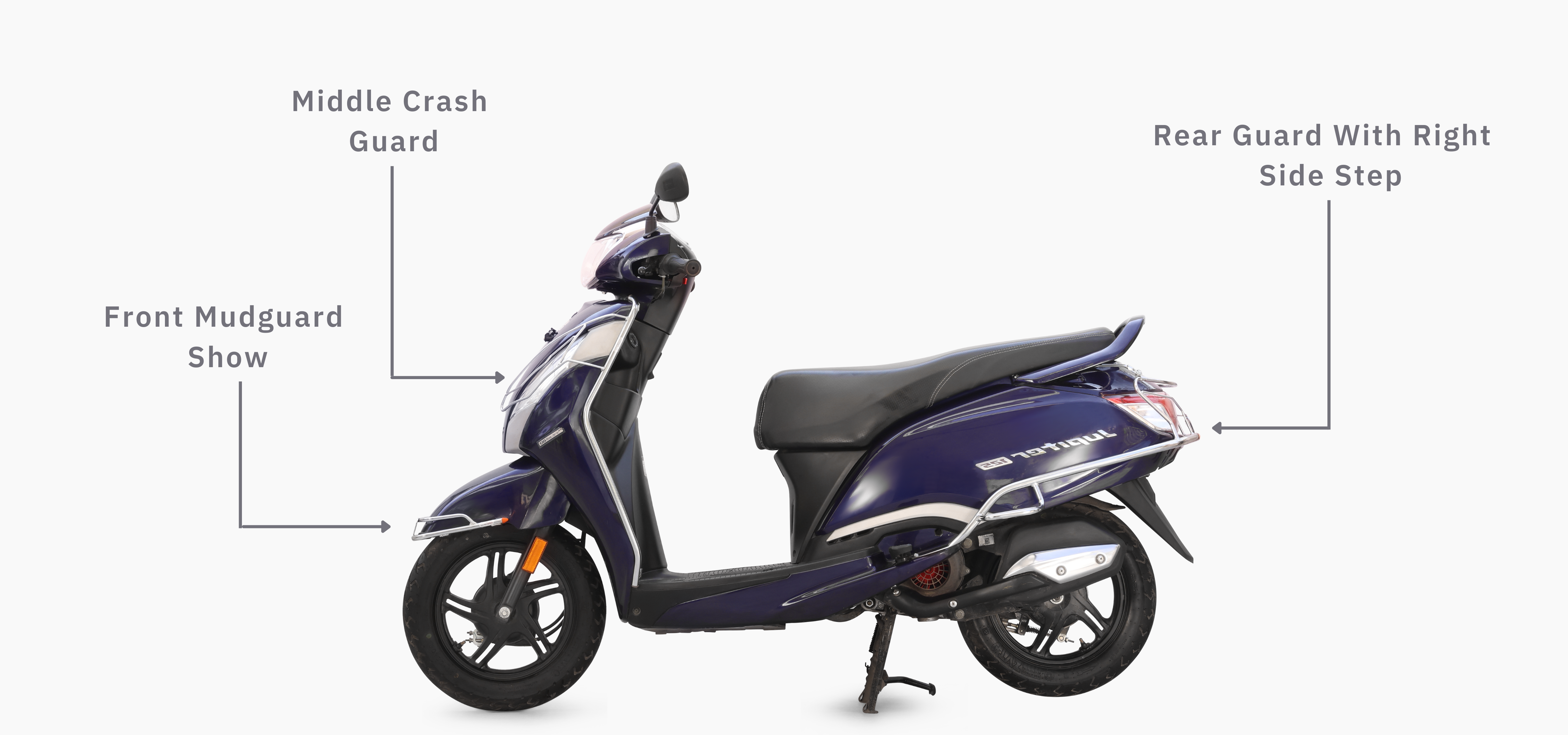 TVS Jupiter 125 Full Body Accessories Kit Price List
